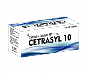 Cetirizine Tablets - Cetrasyl 10 - Krosyl Pharmaceutical Pvt. Ltd.
