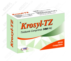 Tinidazole Tablets 100 mg - Krosyl-TZ - Krosyl Pharmaceutical Pvt. Ltd.