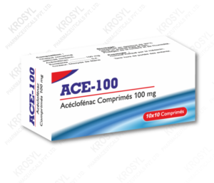 Aceclofenac Tablets - ACE 100 - Krosyl Pharmaceutical Pvt. Ltd.