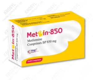 Metformin Tablets - METWIN-850 - Krosyl Pharmaceutical Pvt. Ltd.